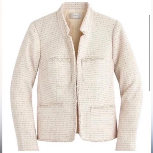 J. Crew | Jackets & Coats | Nwt Jcrew Lady Jacket Blazer Creamgold ...